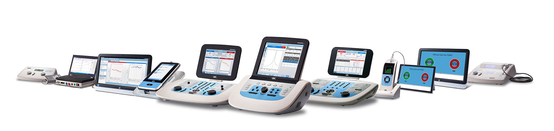 Products - Audiometers, Tympanometers, OAE/ABR, and Software